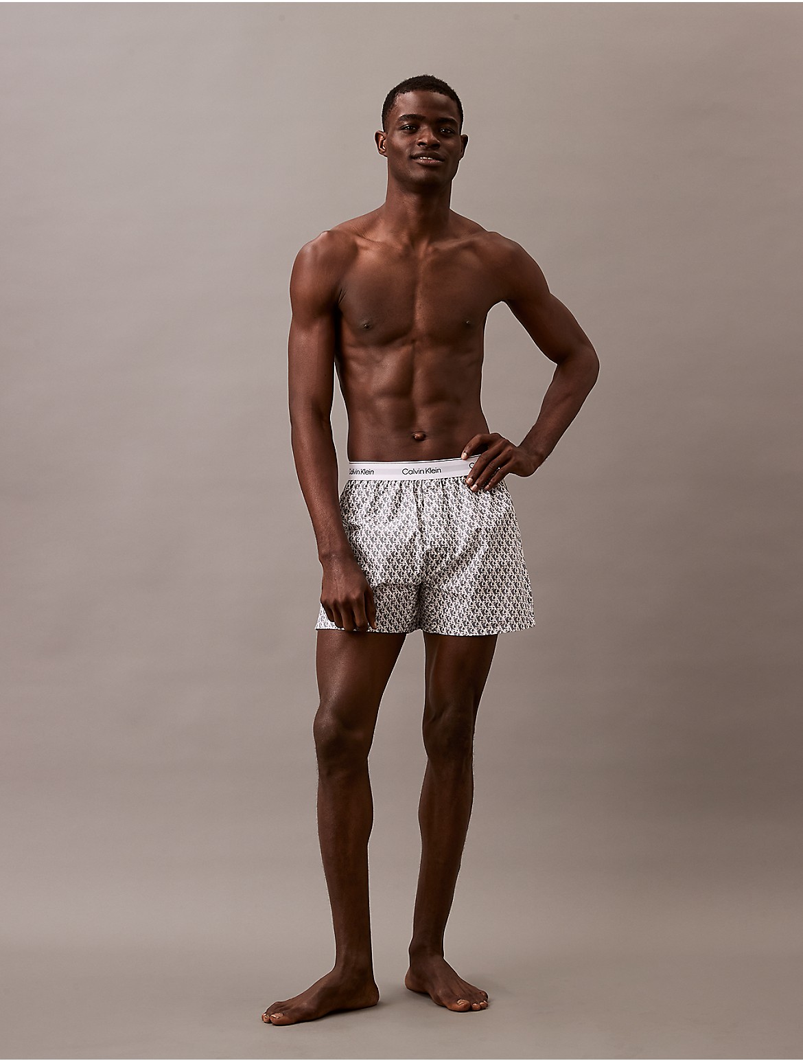 CALVIN KLEIN cotton poplin boxer
